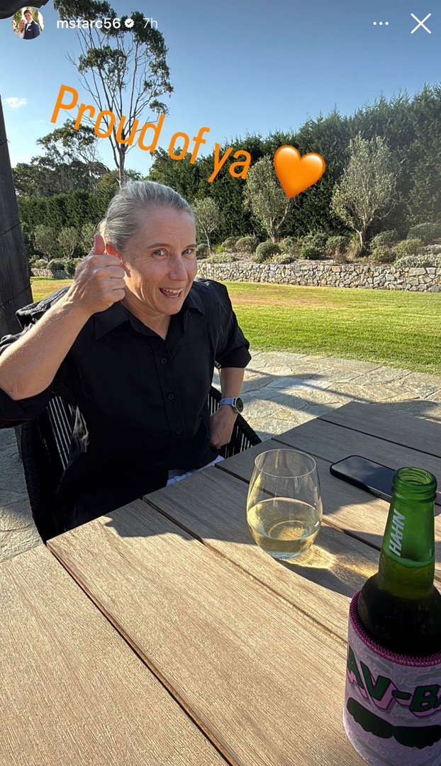 “Proud of ya”- Mitchell Starc shares heartwarming post after wife ...