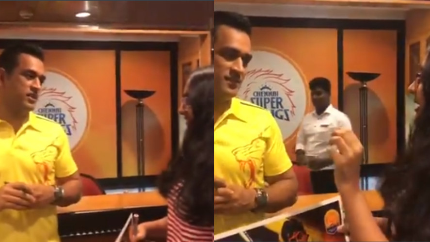 WATCH: MS Dhoni shares success mantra with a young fan; asks to focus ...