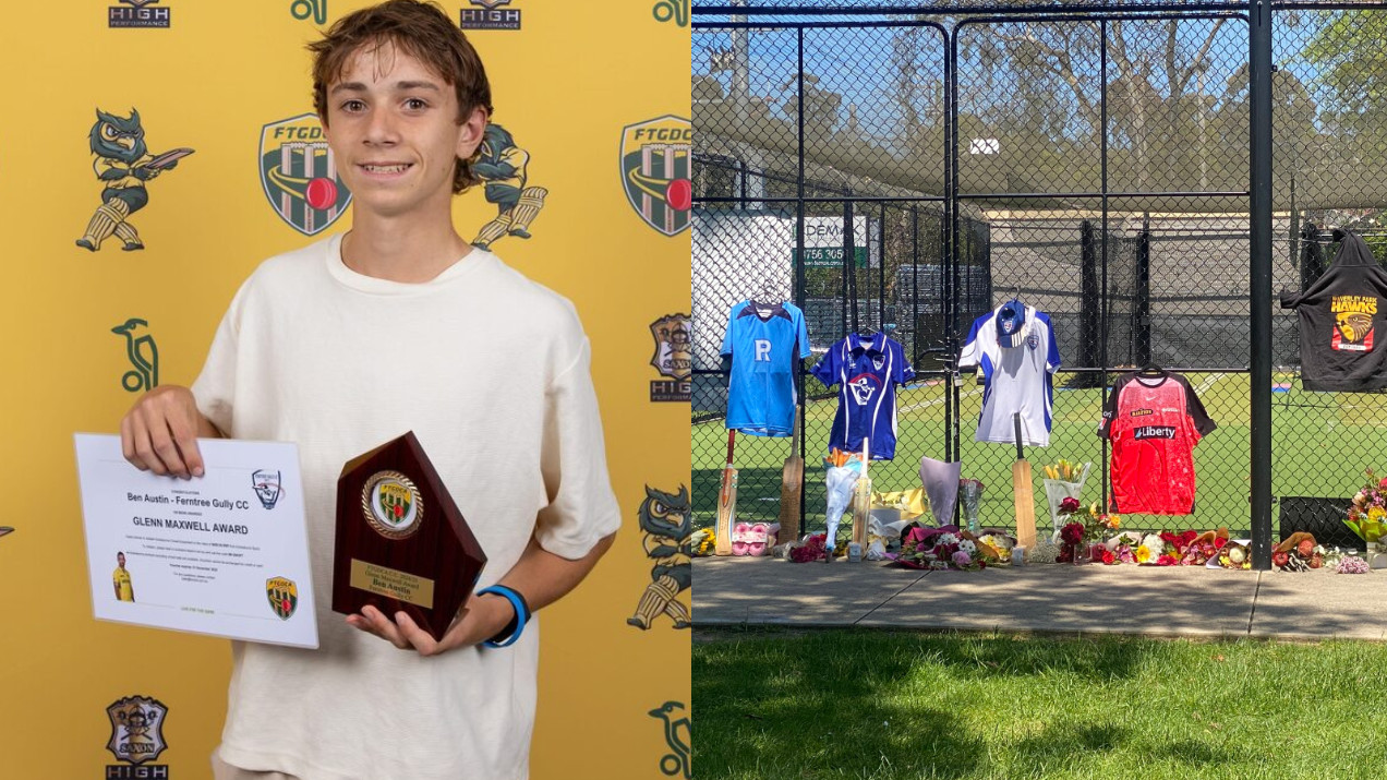 Ben Austin, 17, dies after being hit by a ball during training session ...