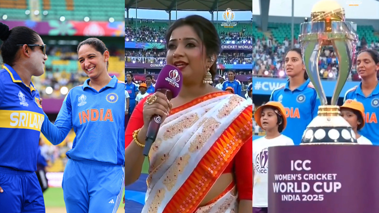 CWC 2025: WATCH- Shreya Ghoshal sings Indian national anthem ahead of India and Sri Lanka Women ...