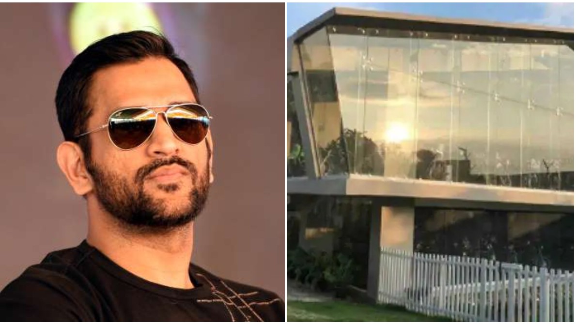 WATCH - Sakshi shares a video of MS Dhoni's massive bike collection