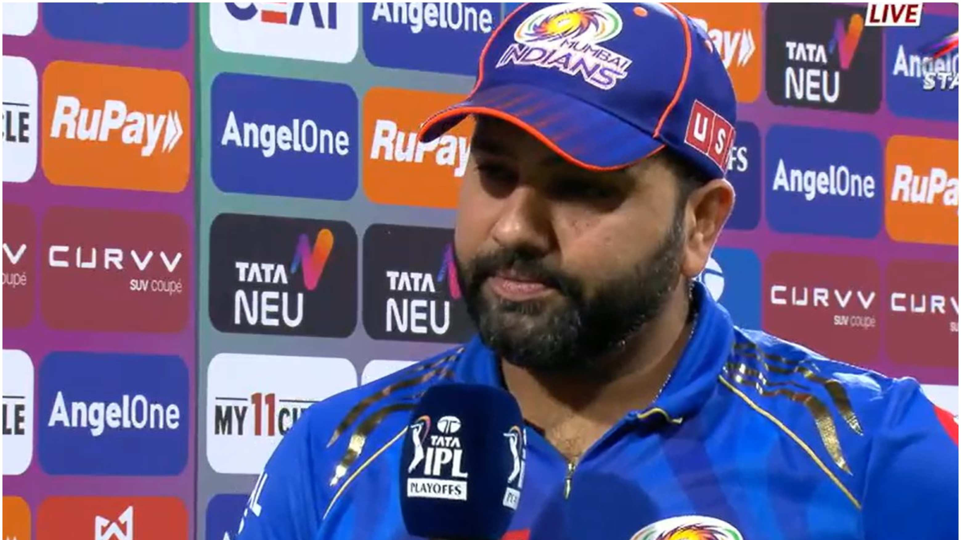 IPL 2025: “Somewhere down the line you got to be lucky,” Rohit Sharma on dropped chances during ...