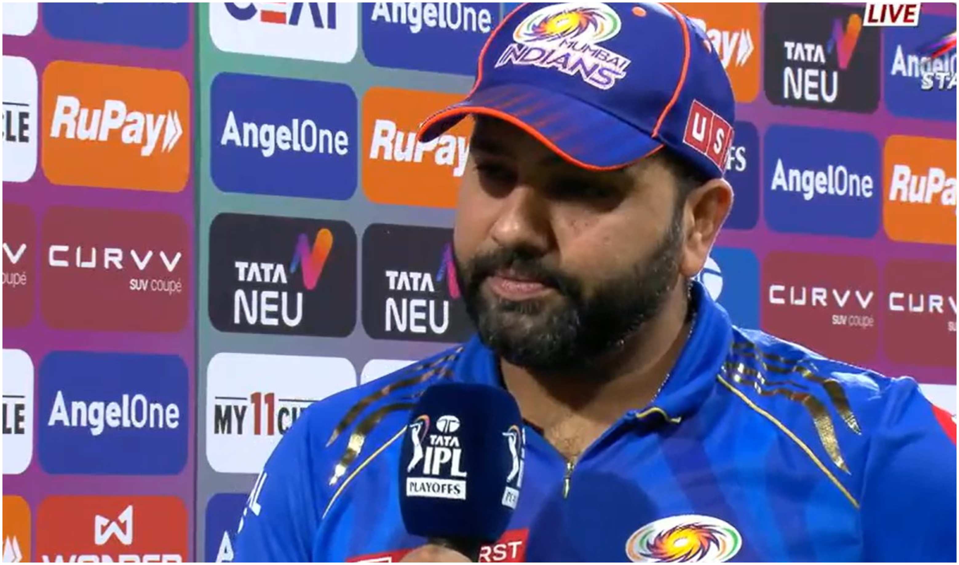 IPL 2025: “Somewhere down the line you got to be lucky,” Rohit Sharma on dropped chances during ...