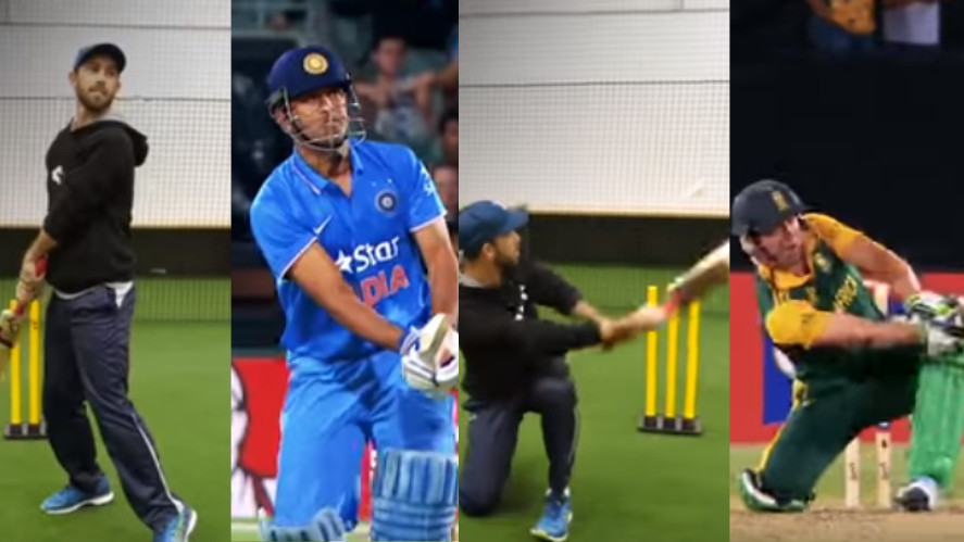 WATCH: Glenn Maxwell imitates MS Dhoni's helicopter shot and AB de ...