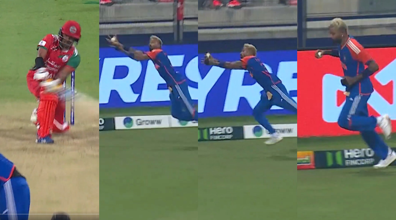 Asia Cup 2025: WATCH- Hardik Pandya’s outrageous catch at boundary to end Aamir Kaleem’s ...