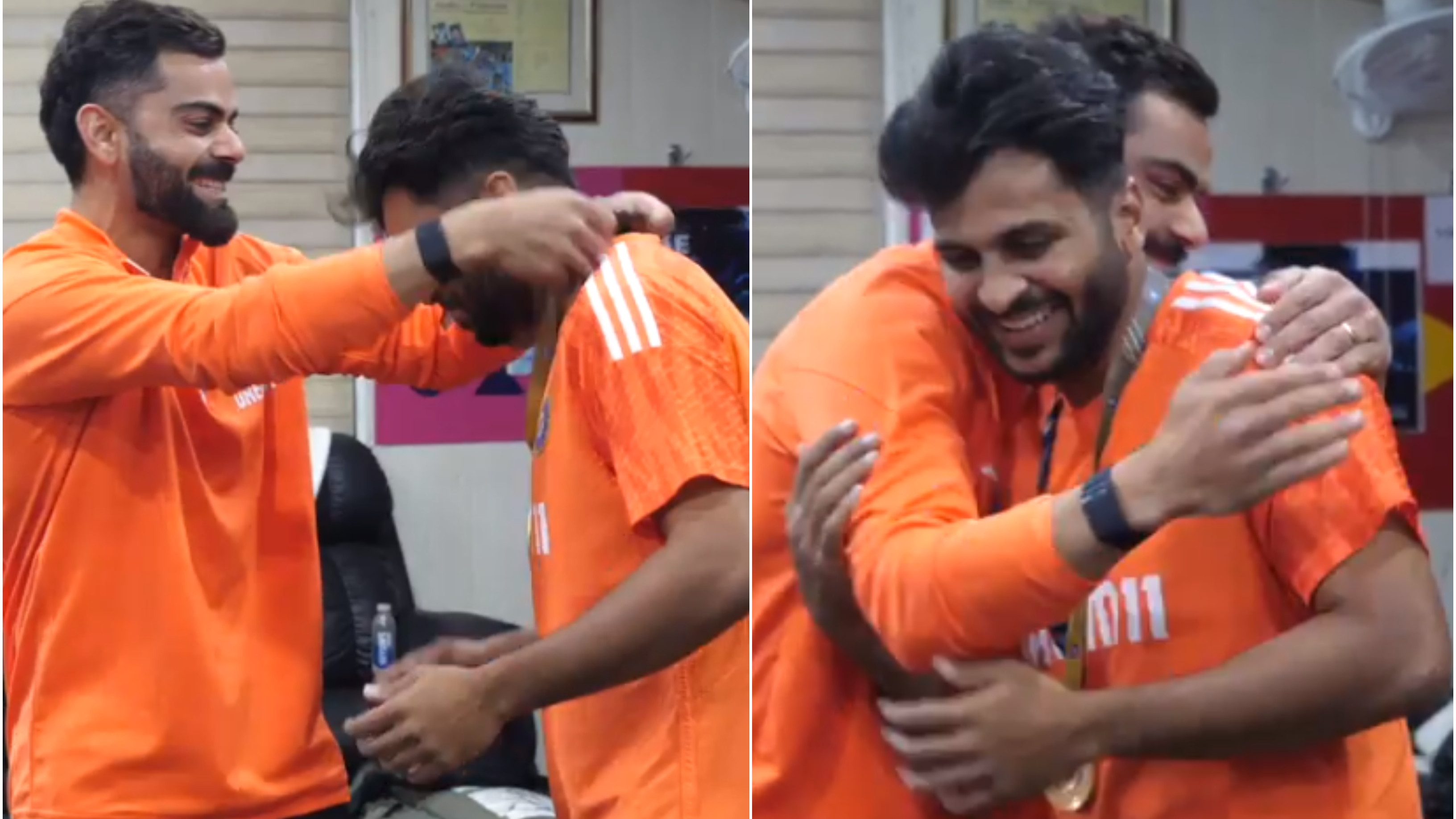 CWC 2023 WATCH Virat Kohli Hands Over Best Fielder Award To Shardul